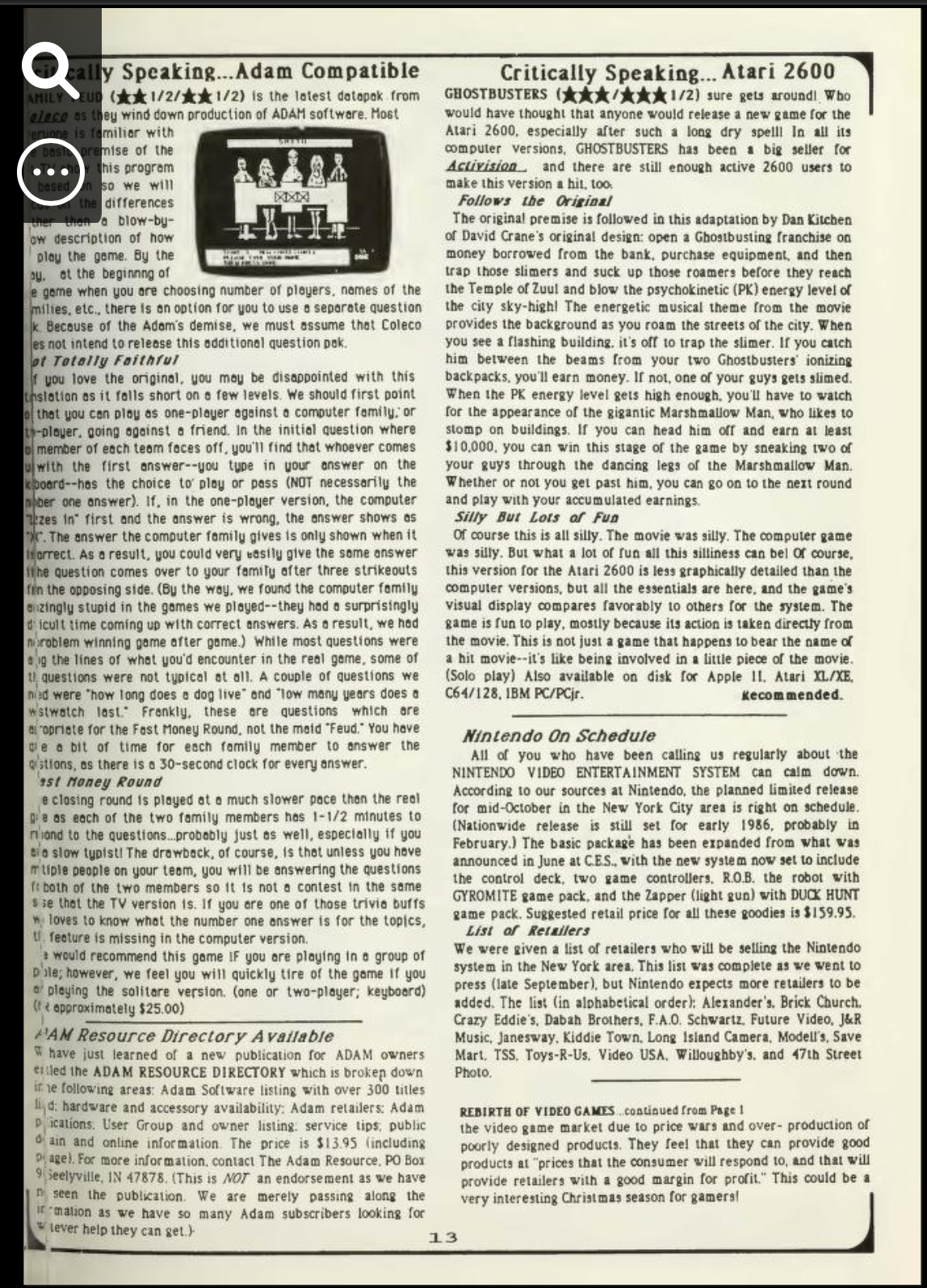 40th anniversary of the NES launch discussion - Nintendo Entertainment ...
