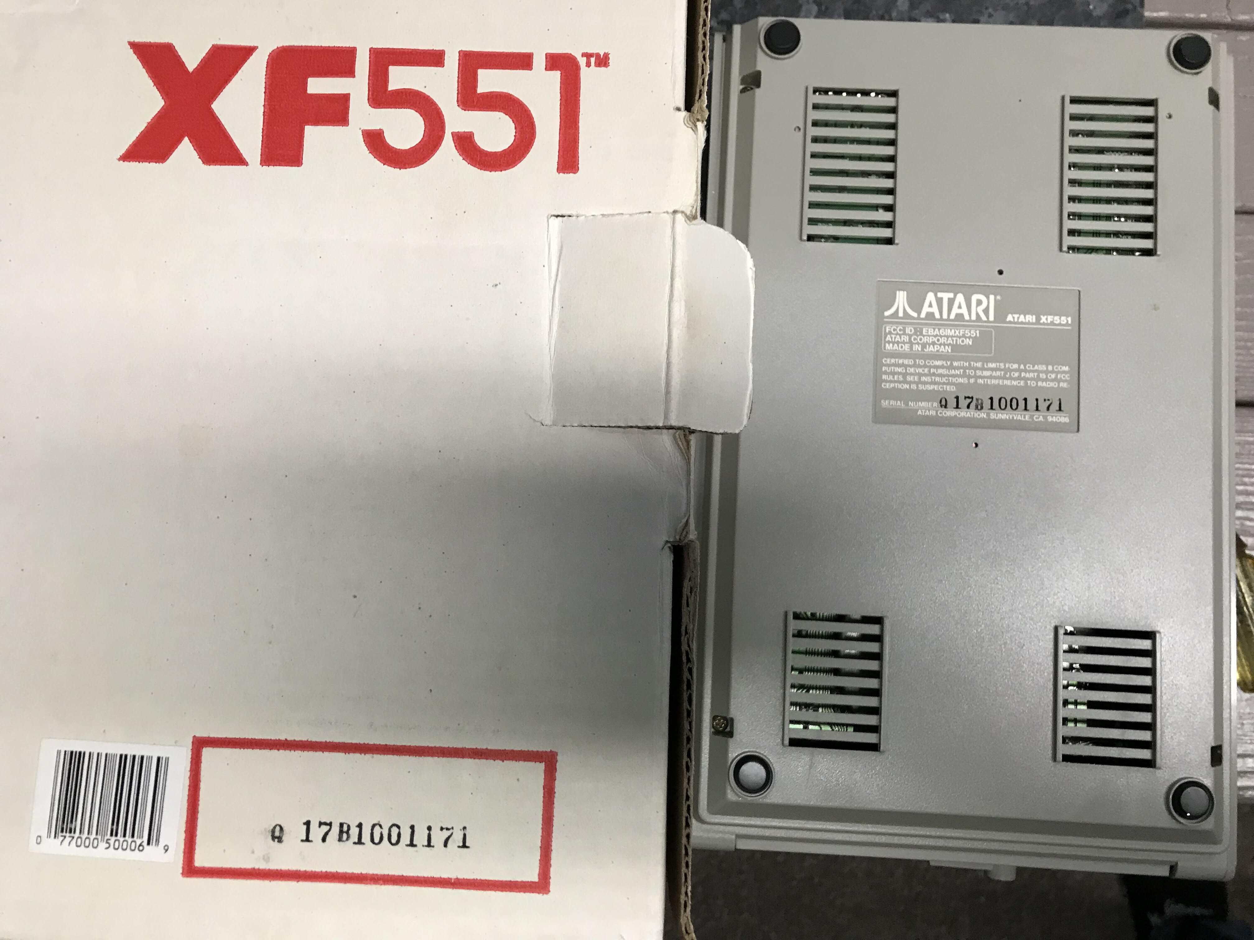 SOLD !!! Working XF551 Disk Drive in Box W/ Matching Numbers 4 Sale ...