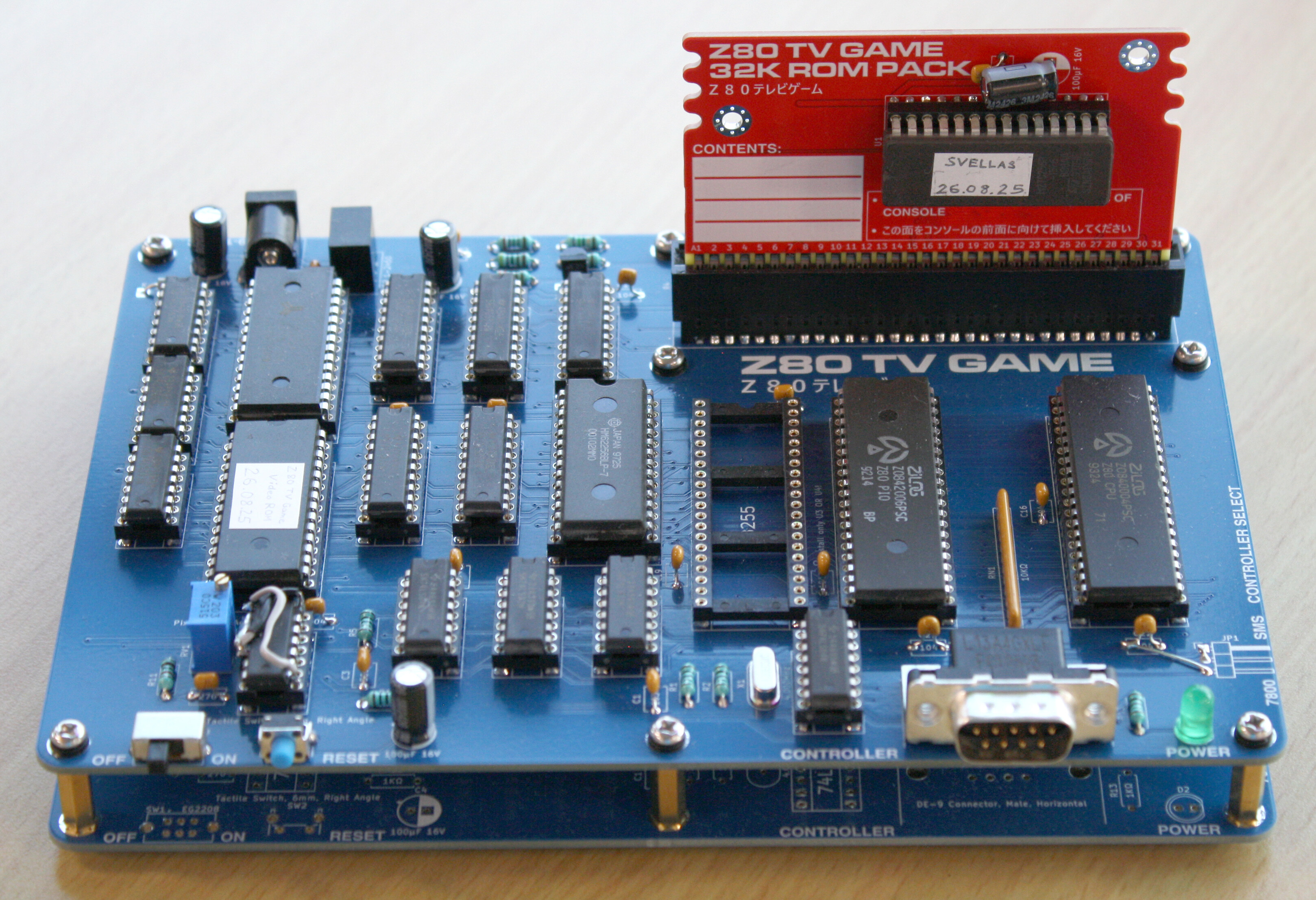 Z80 TV Game - A homebrew games console from the 1980's - Hardware ...