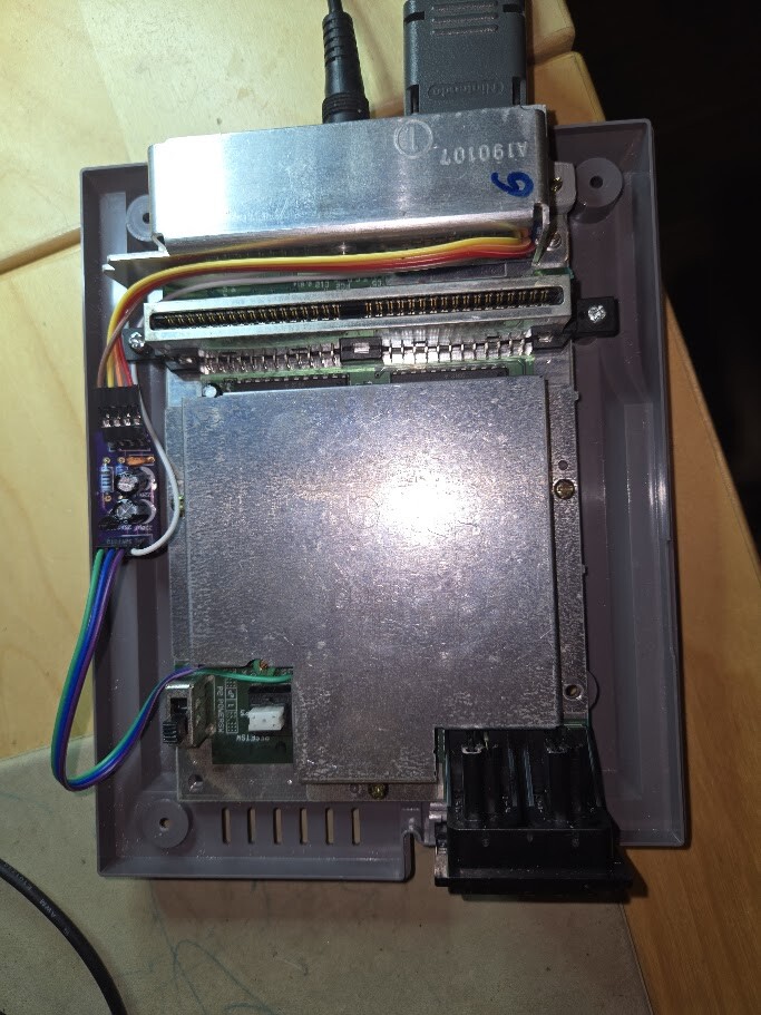 NES top loader, AV mod, composite video - Nintendo Entertainment System ...