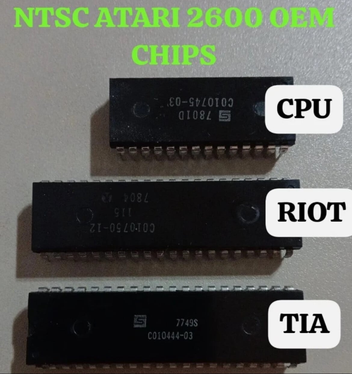 Atari 2600 Chip Help - Atari 2600 - AtariAge Forums