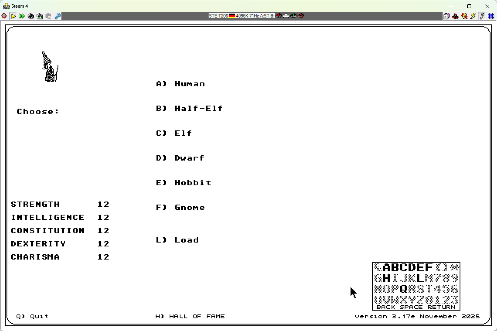 NullMIRA 3.17e - the English version. A monochrome roguelike-game for ...