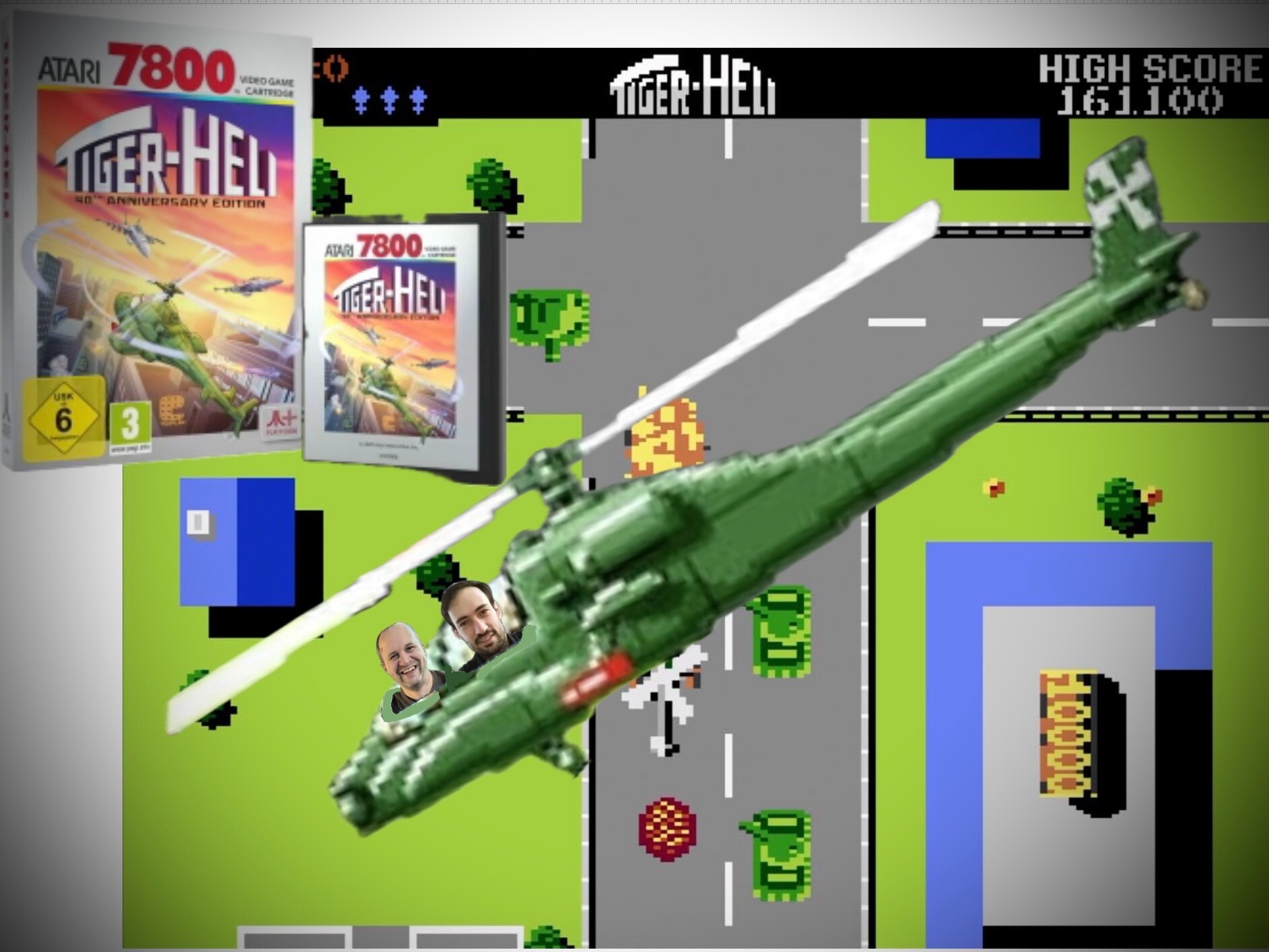 Tiger Heli wins best 7800 game at the 3rd Annual Atari Network Fuji ...