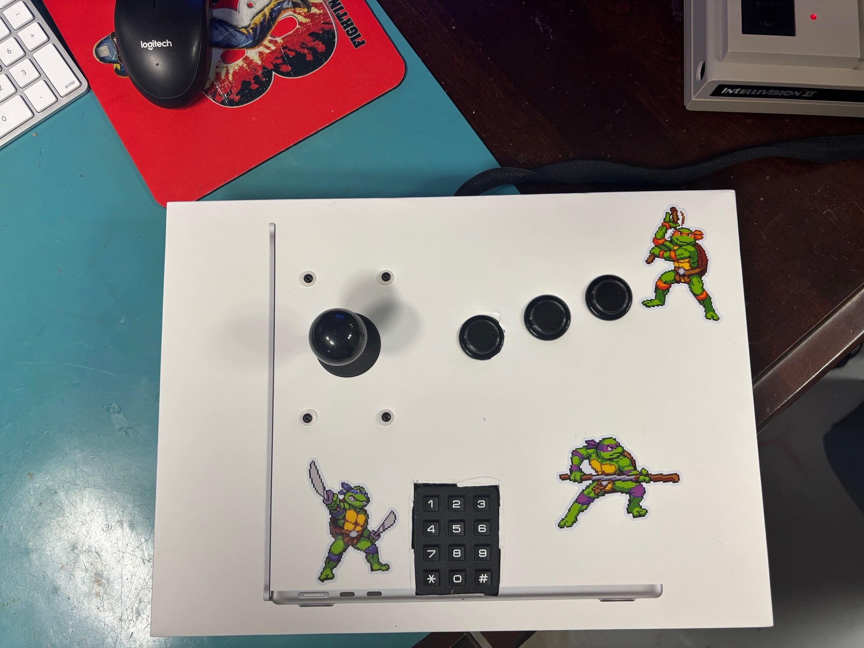 2/4/8-way arcade stick build - without external power - Intellivision ...