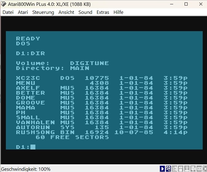 Rush & Madonna digitized music files for Atari 800 circa 1984-85 - Page ...