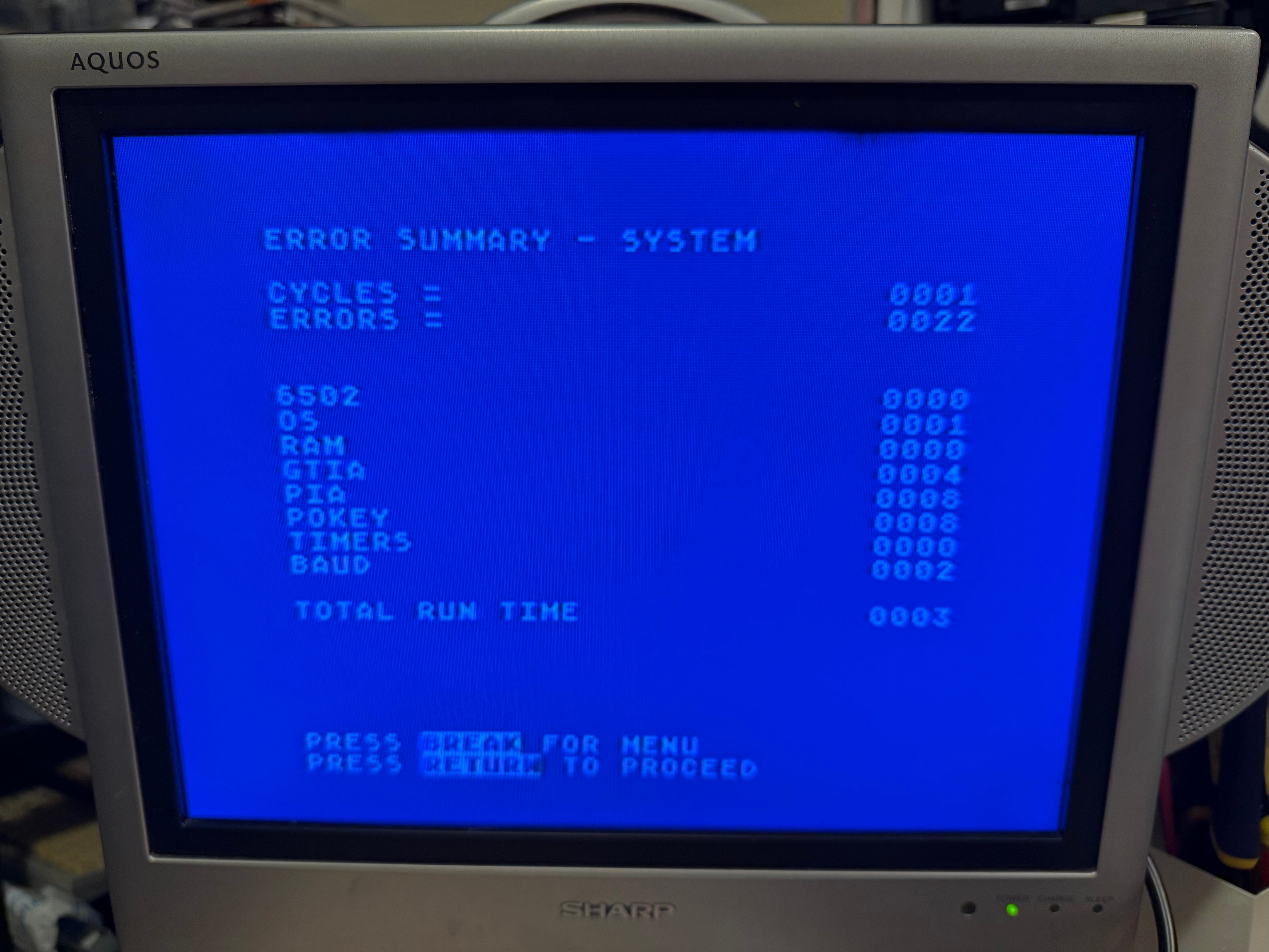 Super Salt always says 22 errors on both Atari 800 systems - Atari 8 ...