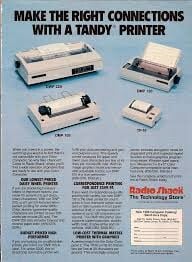 Learning about Radio Shack Printers - Tandy Computers - AtariAge Forums
