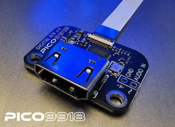PICO9918 - a TMS9918A drop-in replacement powered by a Pi Pico (RP2040 ...