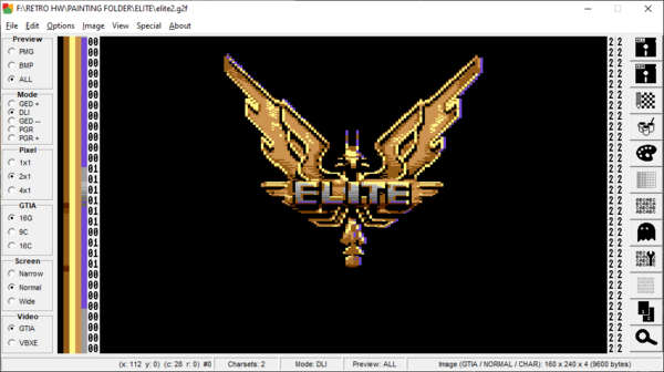 ELITE -- Ported from the BBC Micro Disk Version to the Atari 8 Bit ...