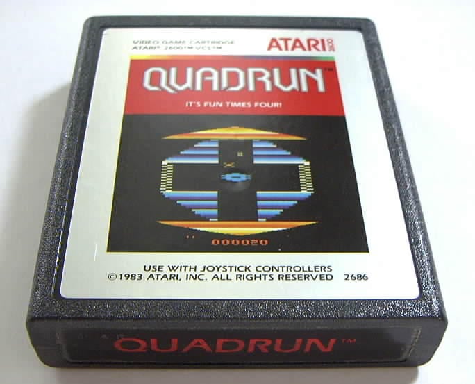 QUADRUN ATARI 2600 FOR SALE MINT NTSC - Buy, Sell, and Trade - AtariAge ...
