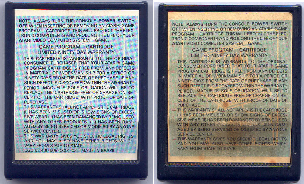 Items for Atari 2600 manufactured in Brazil - Atari 2600 - AtariAge Forums