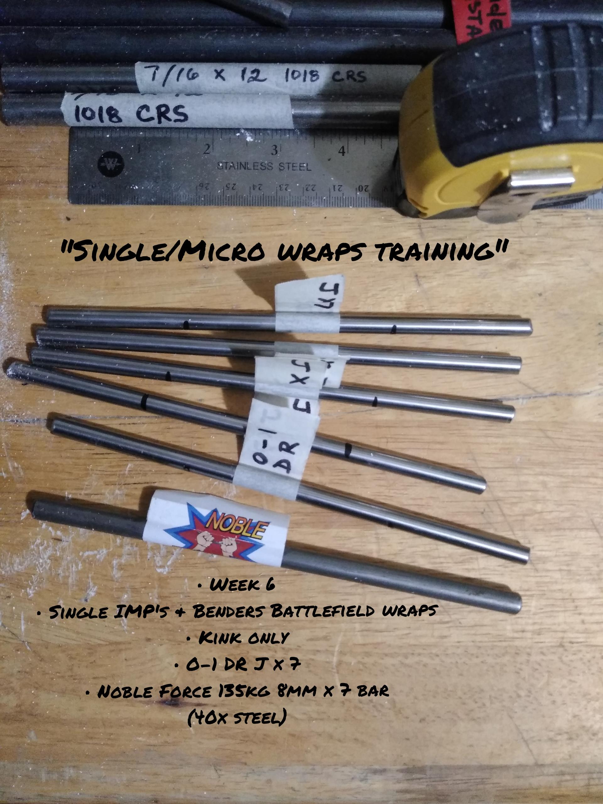 Single and micro wraps training - Workout Reports and Training Routines ...