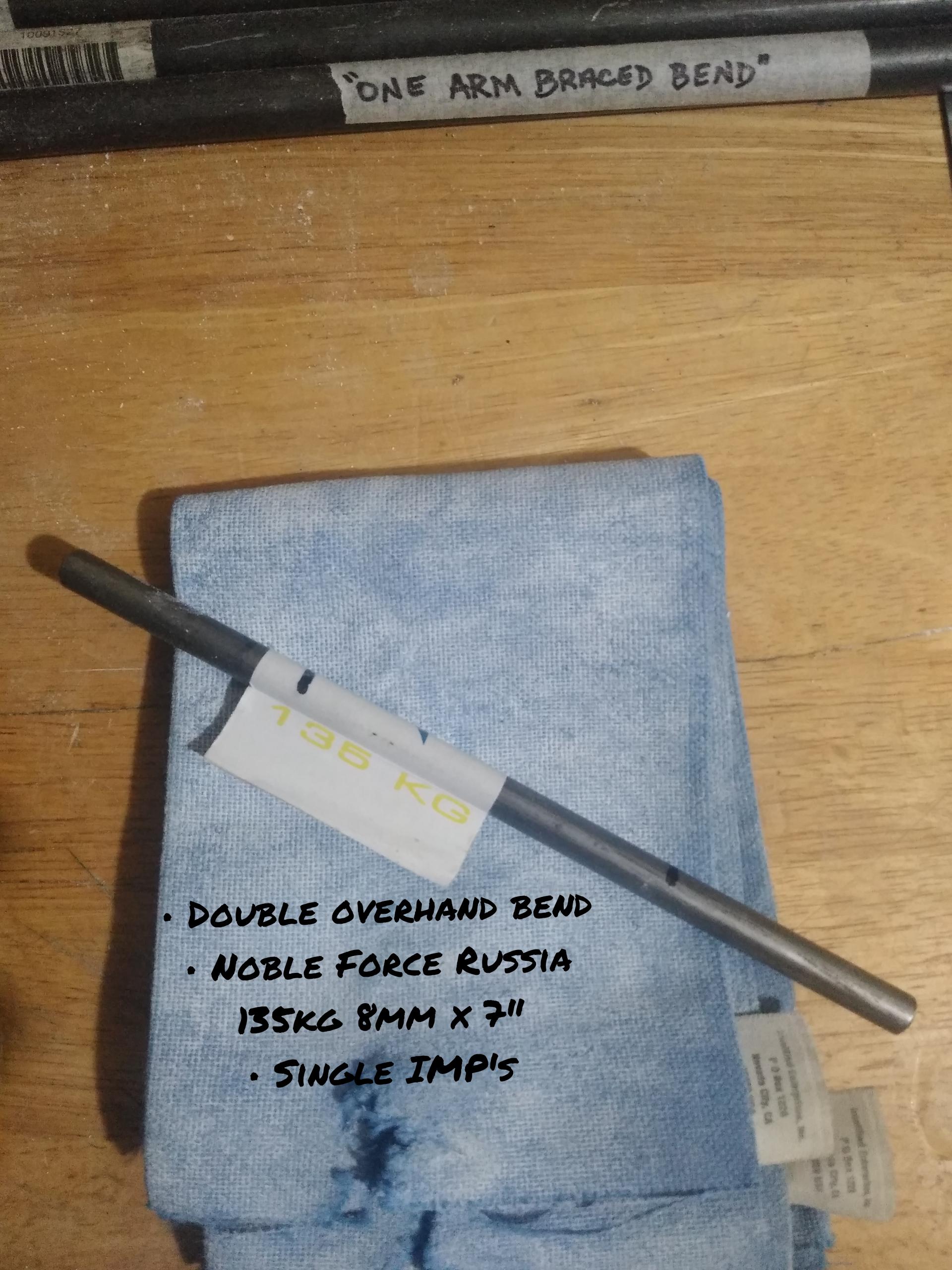 Double overhand bend of the day - Bending - The GripBoard