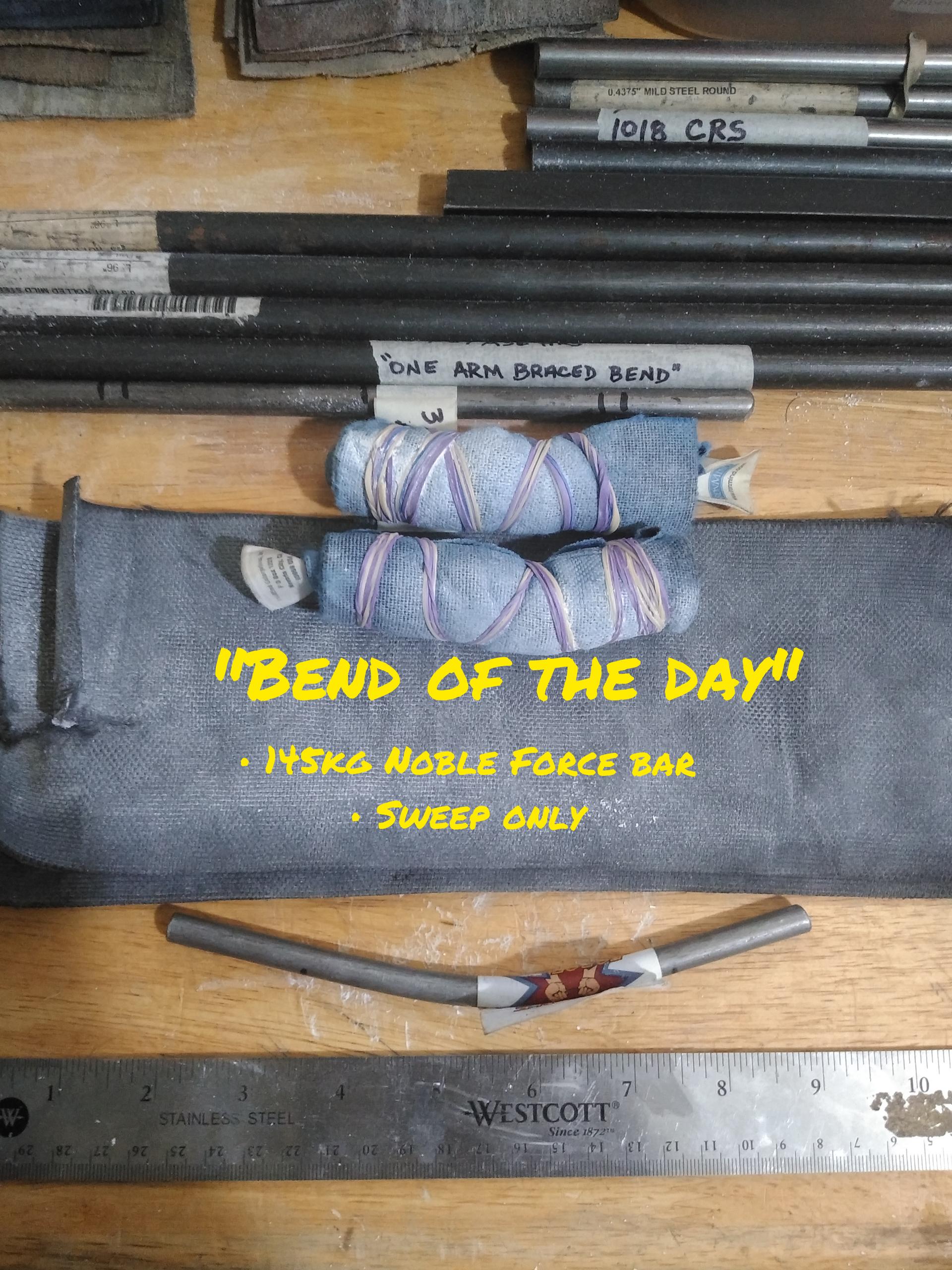 Bend of the day/Double overhand/ "The sweep" - Bending - The GripBoard