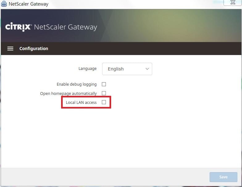 How do I set the Citrix netscaler gateway plugin setting automatically ...