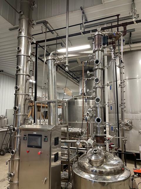 SOLD - 12" Continuous Fractioning Column Still - 35,000 PG/Year - For ...