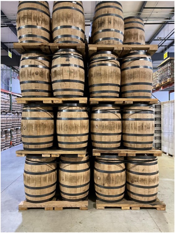 Lot of Fresh Dumped First Filled 53gal Bourbon/Whiskey Barrels - For ...