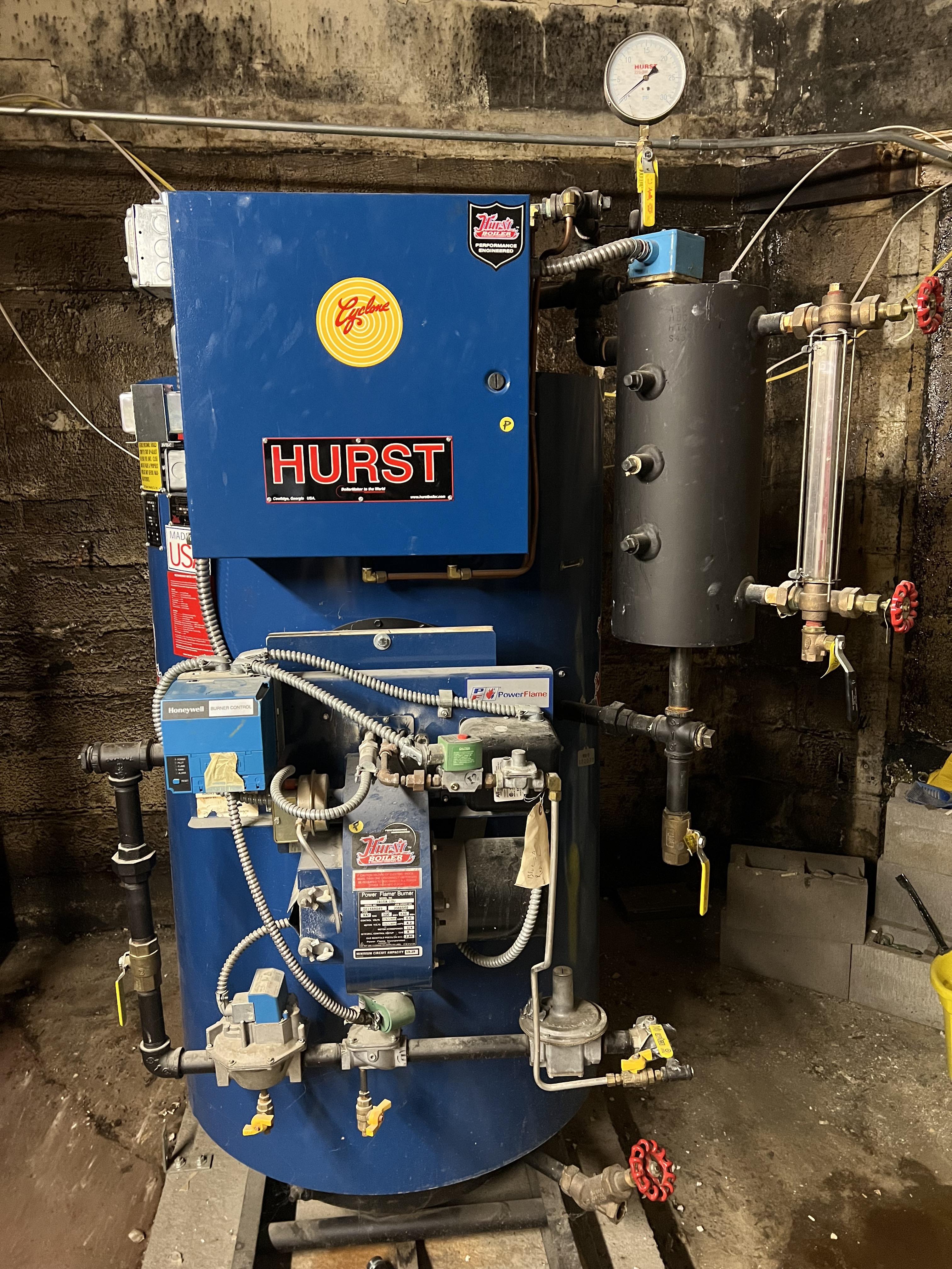 Hurst 15HP boiler for sale - For Sale - Peer to Peer - American ...