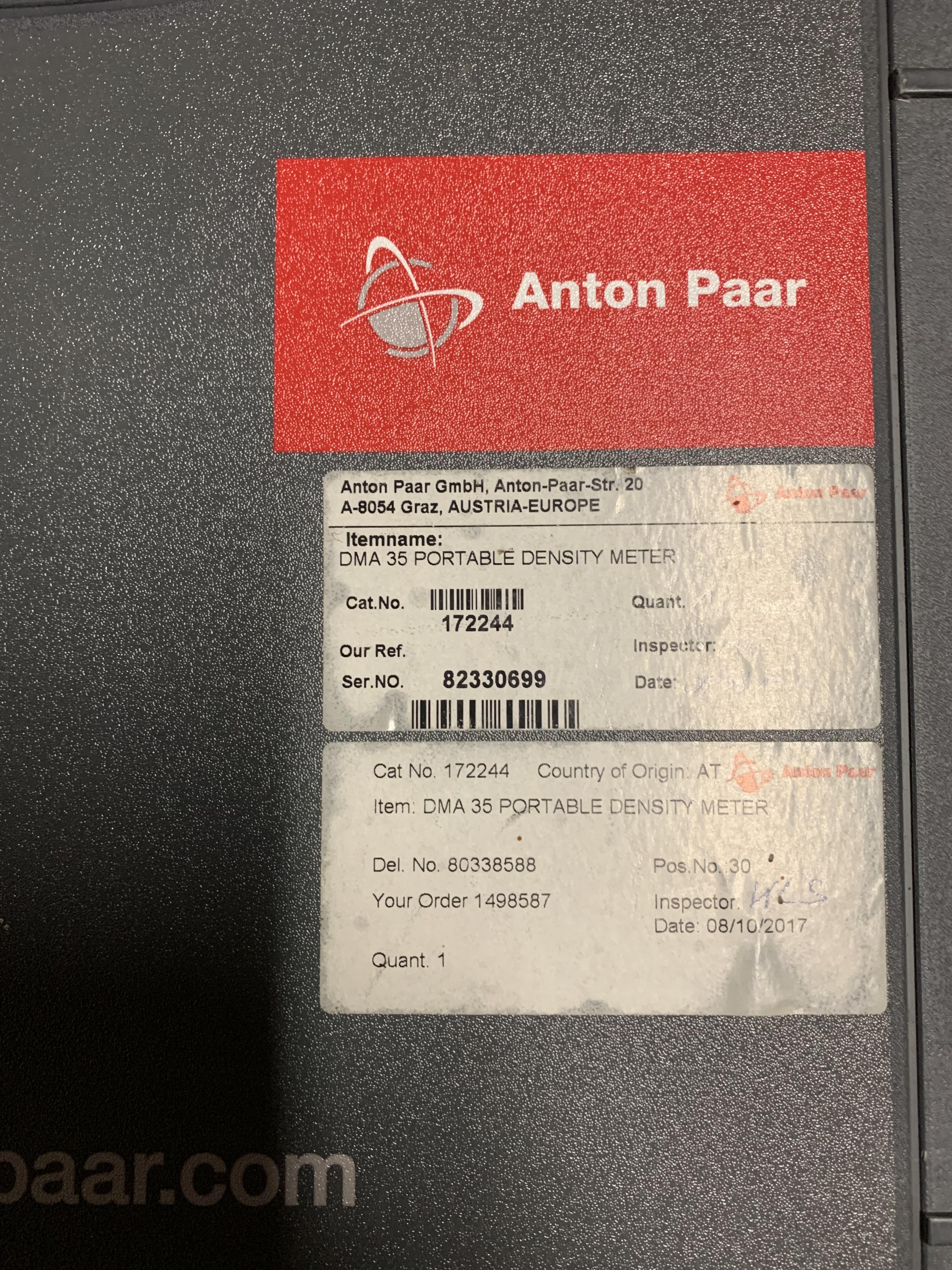Anton Paar DMA 35 for sale - lightly used, like new condition in box ...