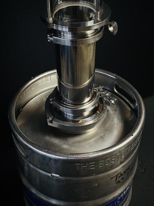 Complete 4" Stainless Flute/Column Still with 60L Custom Keg-Kettle ...