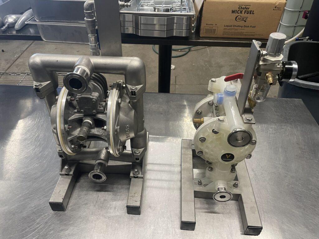 Diaphragm Pumps; 12 GPM Versamatic Poly Pump, 35 GPM Versamatic Simple ...