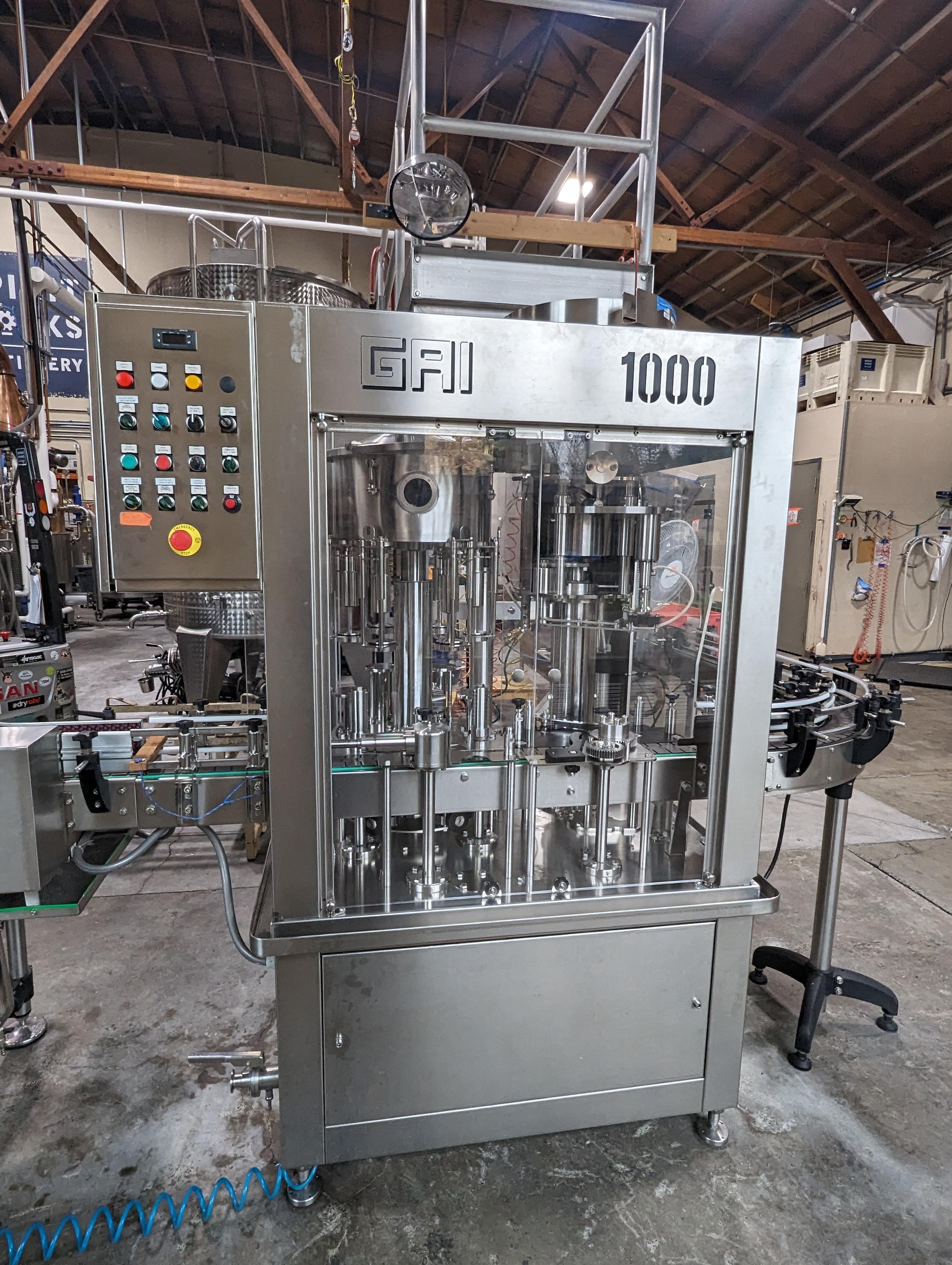 CARL Still, Anton Paar DMA 5000, bottling line, tanks, pumps, boiler ...