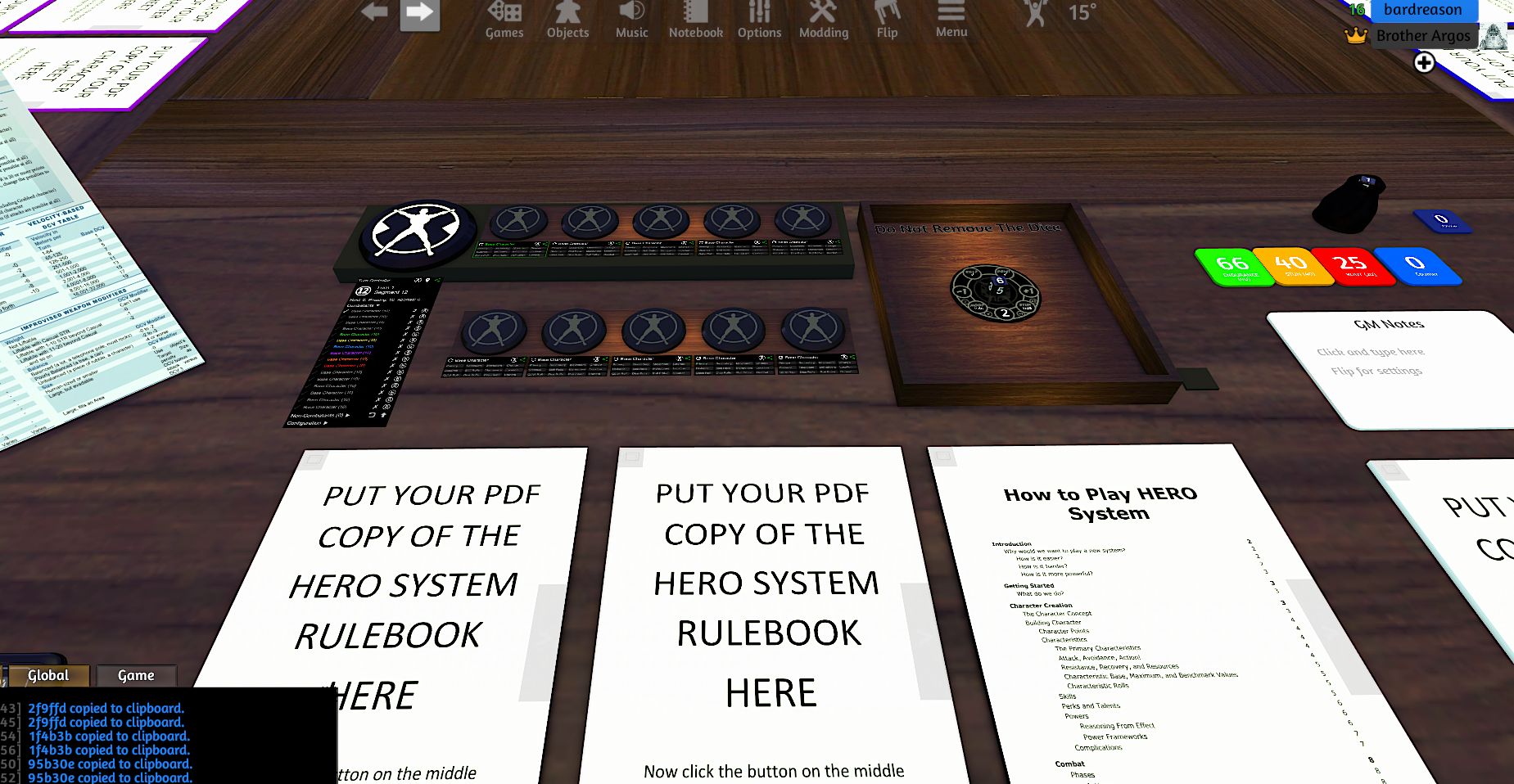 Hero System Mod for Tabletop Simulator - Other Software & Online ...