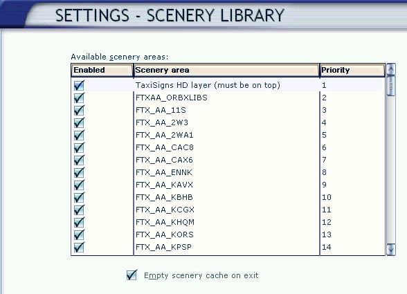 FSX - settings scenery library. - General Discussion - Orbx Community ...