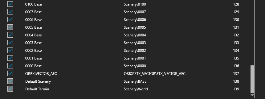 Scenery library correct order - PREPAR3D® V4.x Support Forum - Orbx ...
