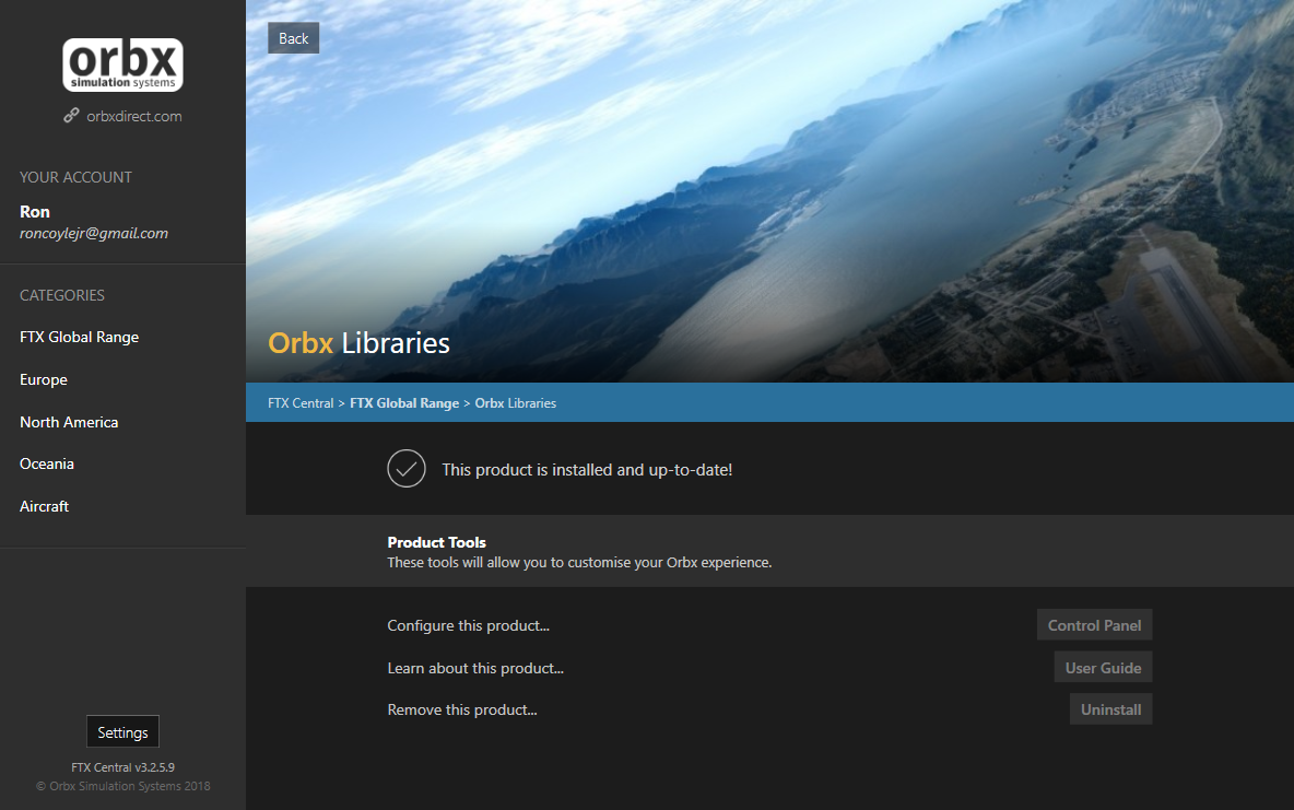 ORBX Libraries Frozen - PREPAR3D® V4.x Support Forum - Orbx Community ...