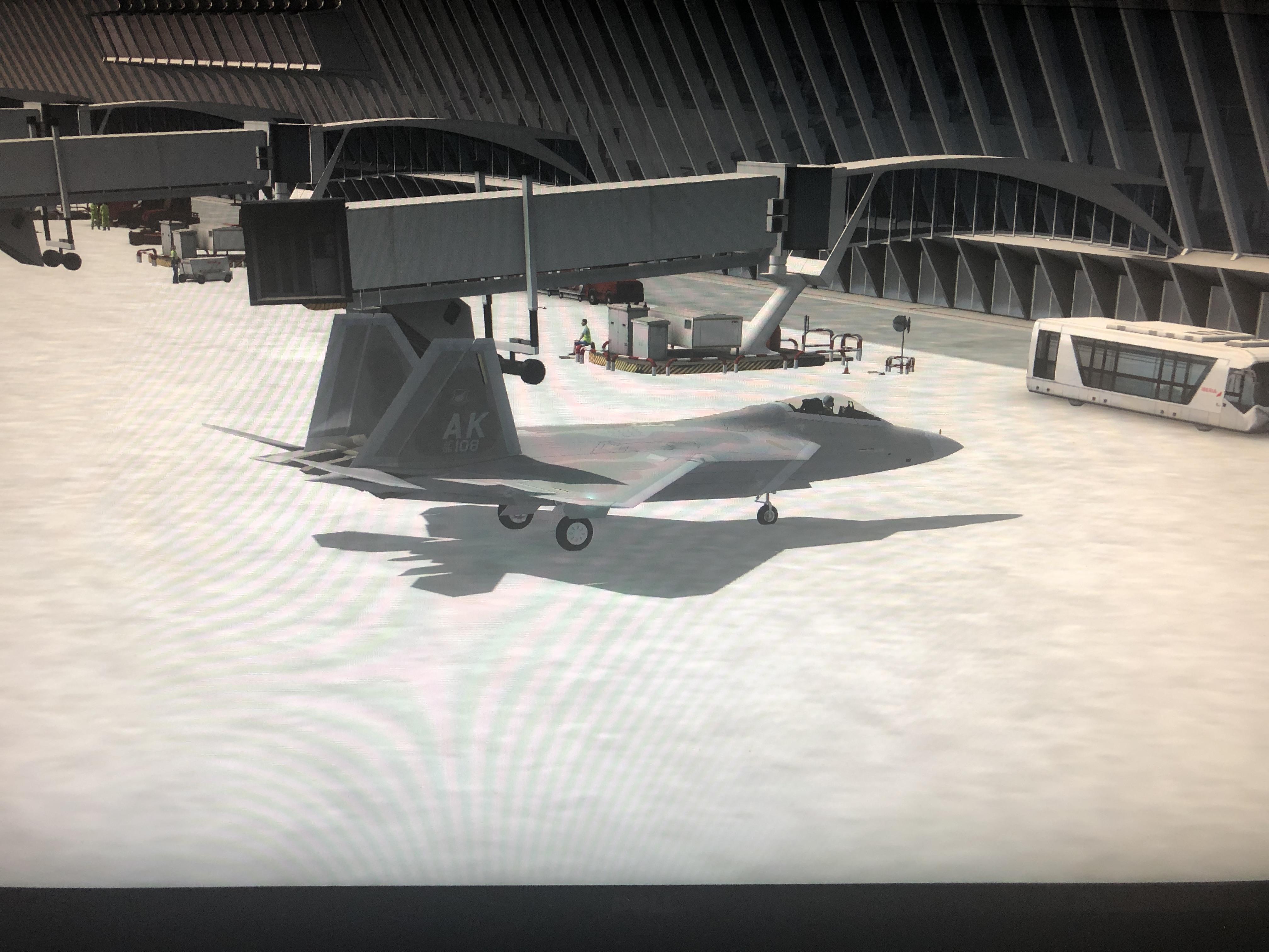 ORBX LEBB marks of the runway and the parking areas are not visible ...