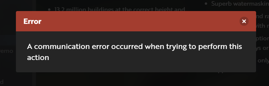 Communication Error - Orbx Central Support Forum - Orbx Community and ...
