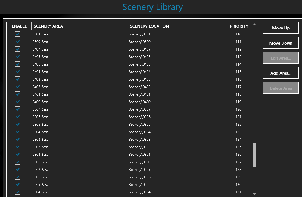 Orbx Insertion Points and correct scenery order - PREPAR3D® V4.x ...