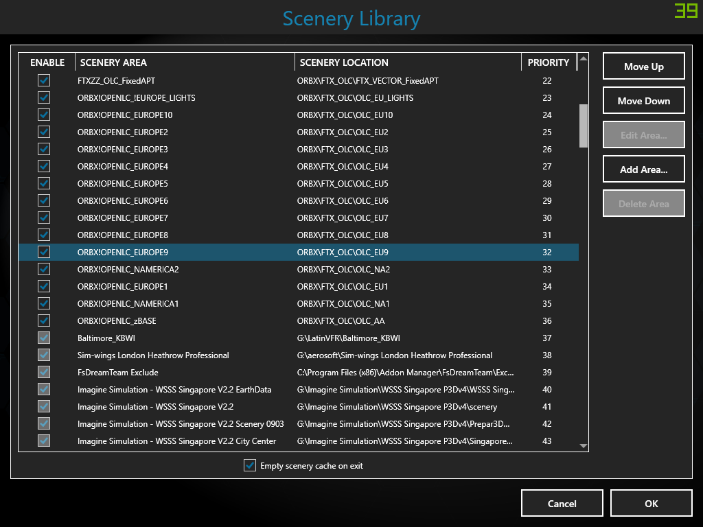 Scenery Library - PREPAR3D® V4.x Support Forum - Orbx Community and ...