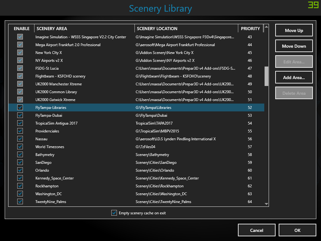 Scenery Library - PREPAR3D® V4.x Support Forum - Orbx Community and ...