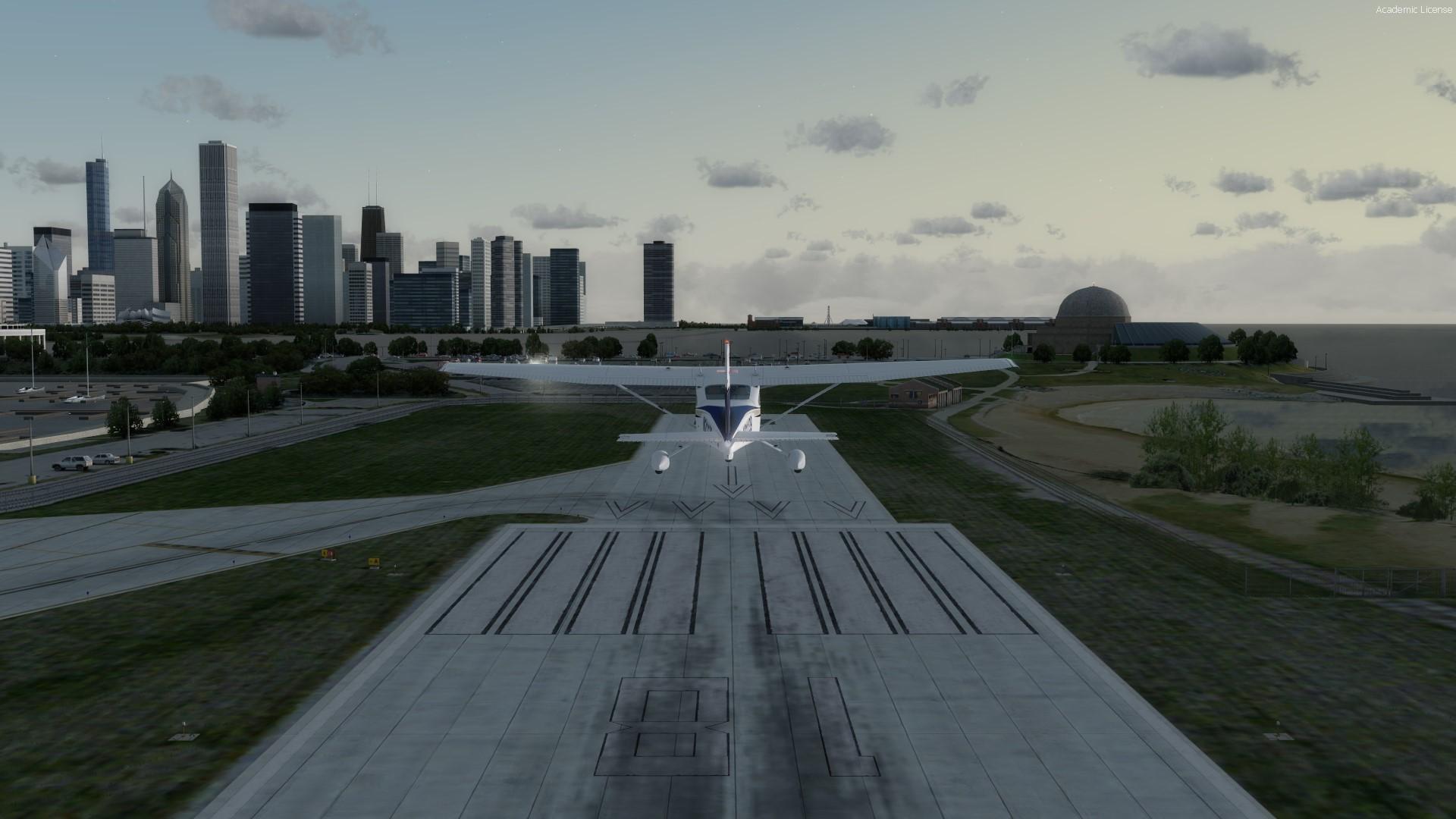 Meigs Field to Tulip City Airport then on to Mackinac Island ...