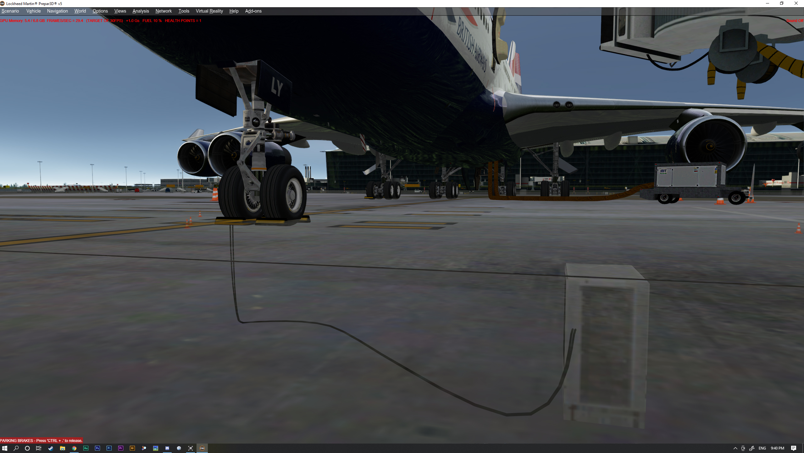 Scenery not showing correctly and weird ground layers - PREPAR3D® V5.x ...
