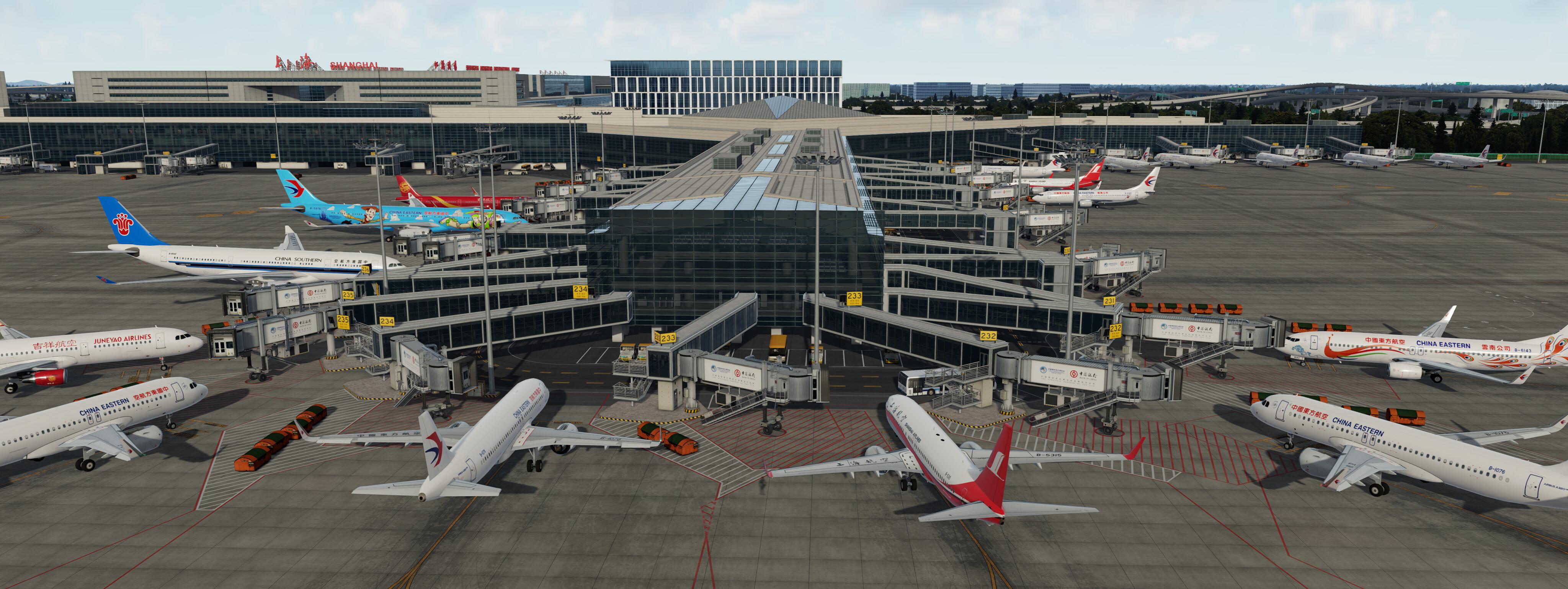 WFSceneryStudio release ZSSS Shanghai Hongqiao International Airport v2 ...