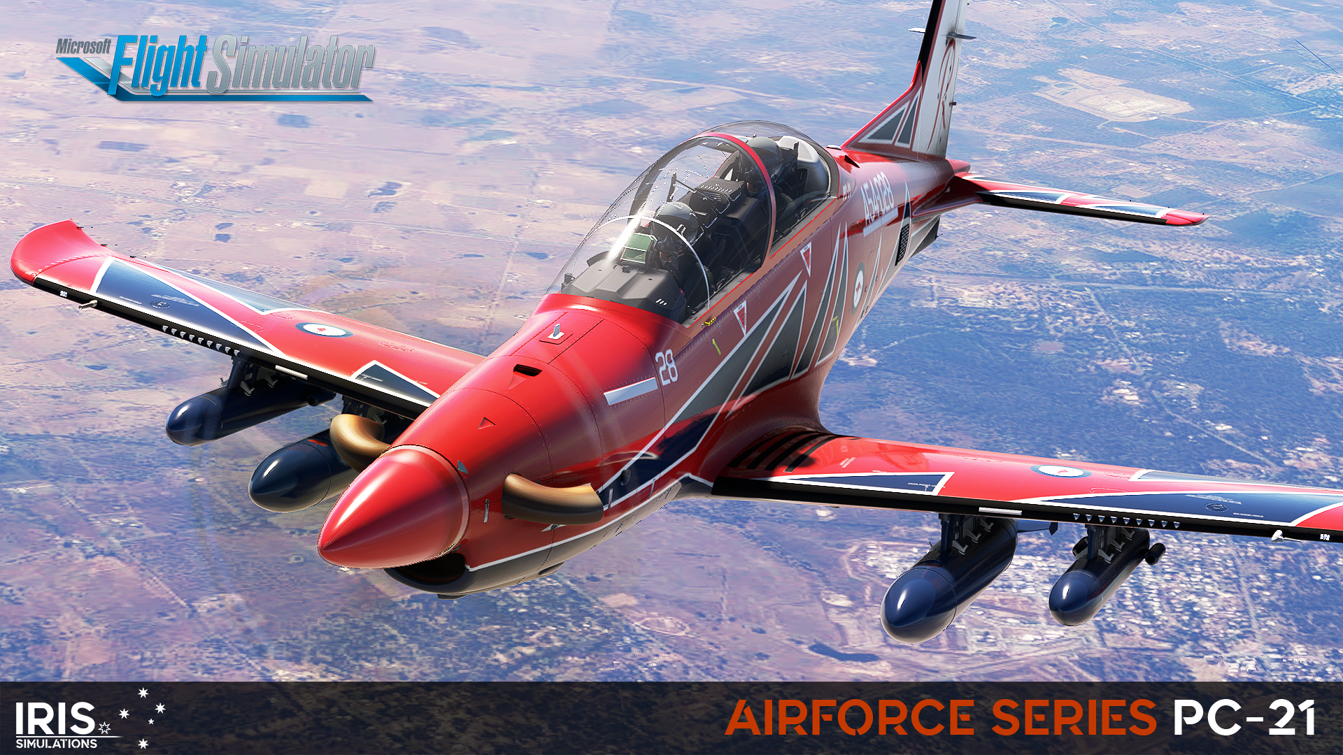 IRIS Simulations update the Airforce Series PC-21 Aircraft for ...