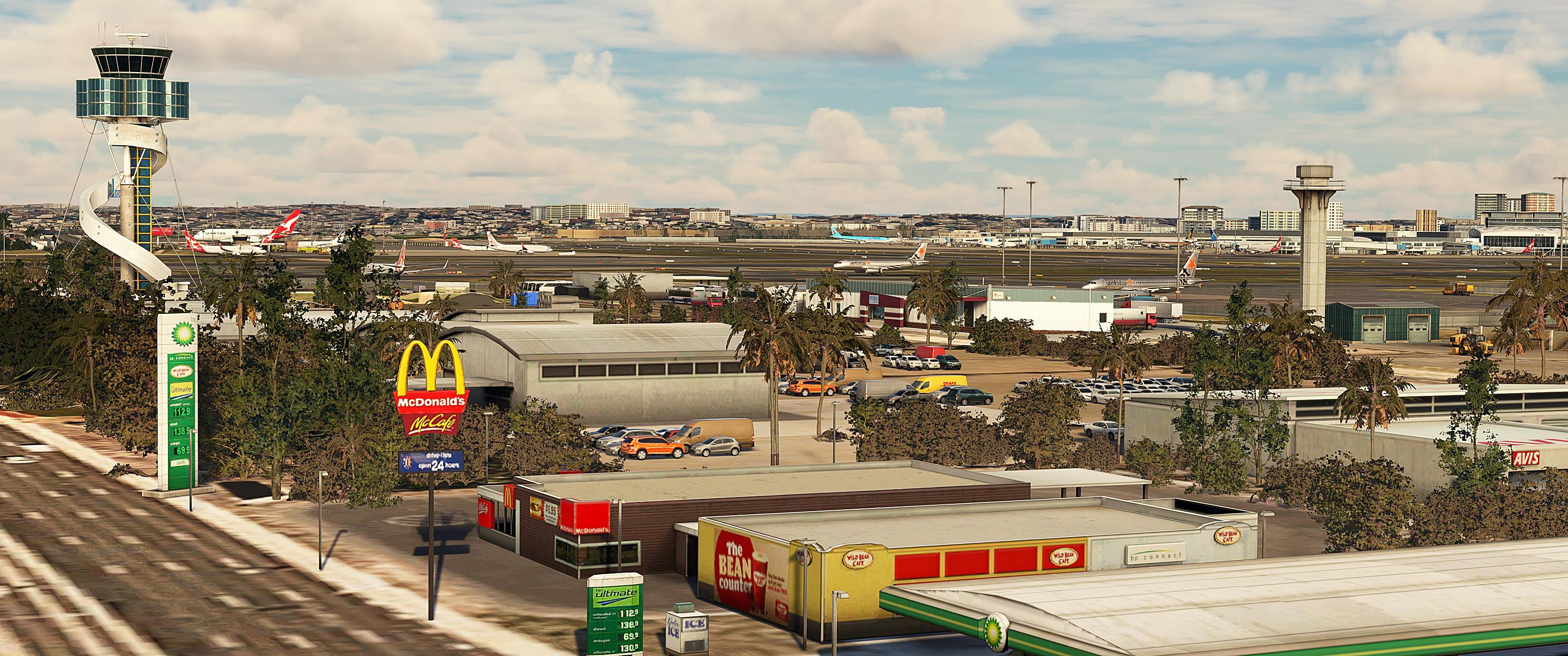 Plane spotting at Kingsford Smith. - Community Screenshots - Orbx ...
