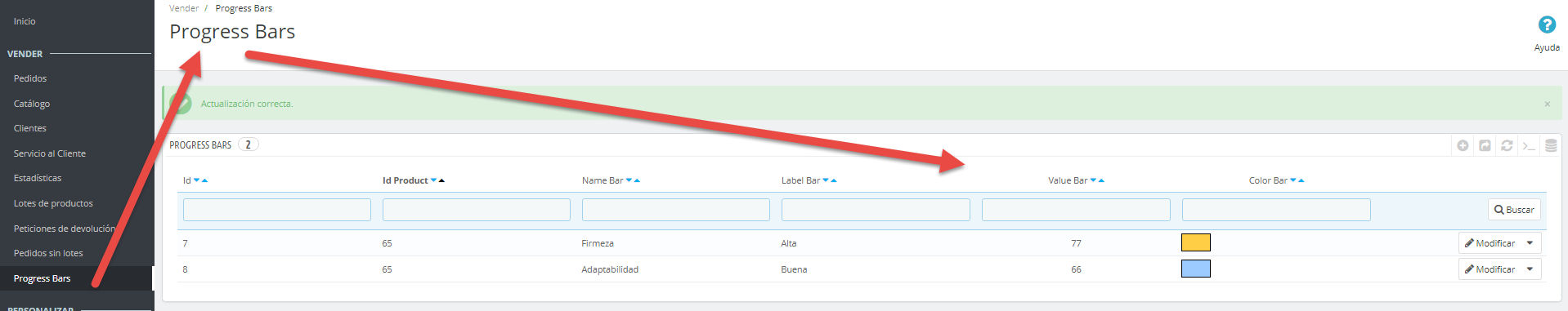 Module - progress bar using feature or adding bars by product - Paid ...