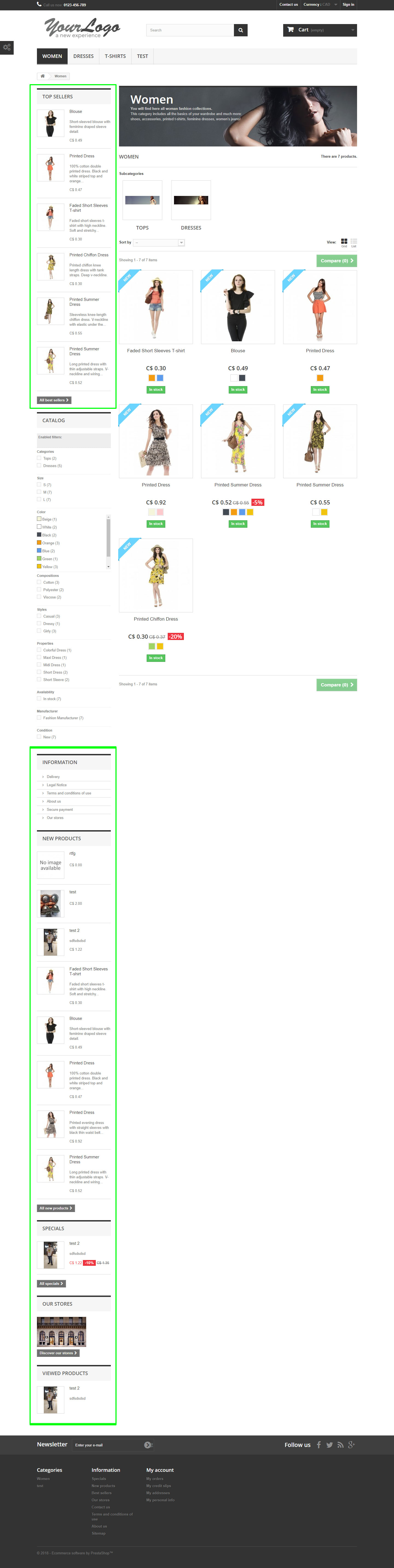 Remove left sidebar from product page - Addons, modules and themes ...