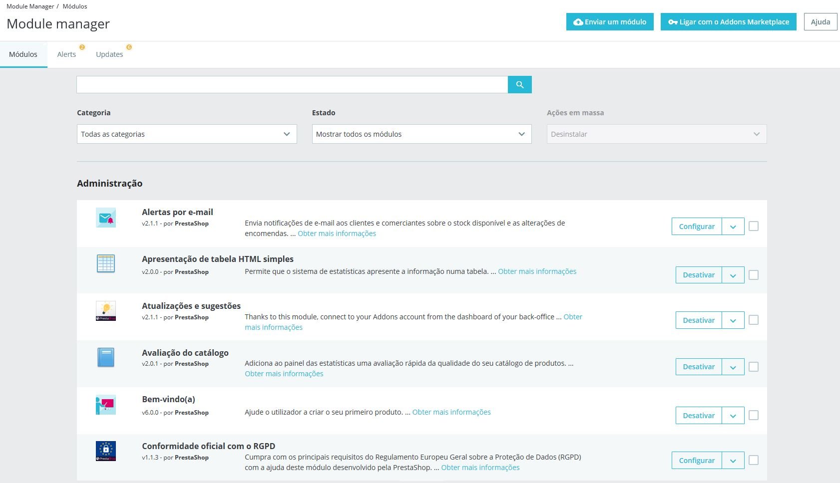 Module ps_emailalerts missing - General topics - PrestaShop Forums