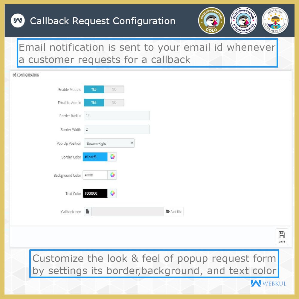 [Module]CallBack Request | Add Request CallBack Form To Store (PS 1.7/1 ...