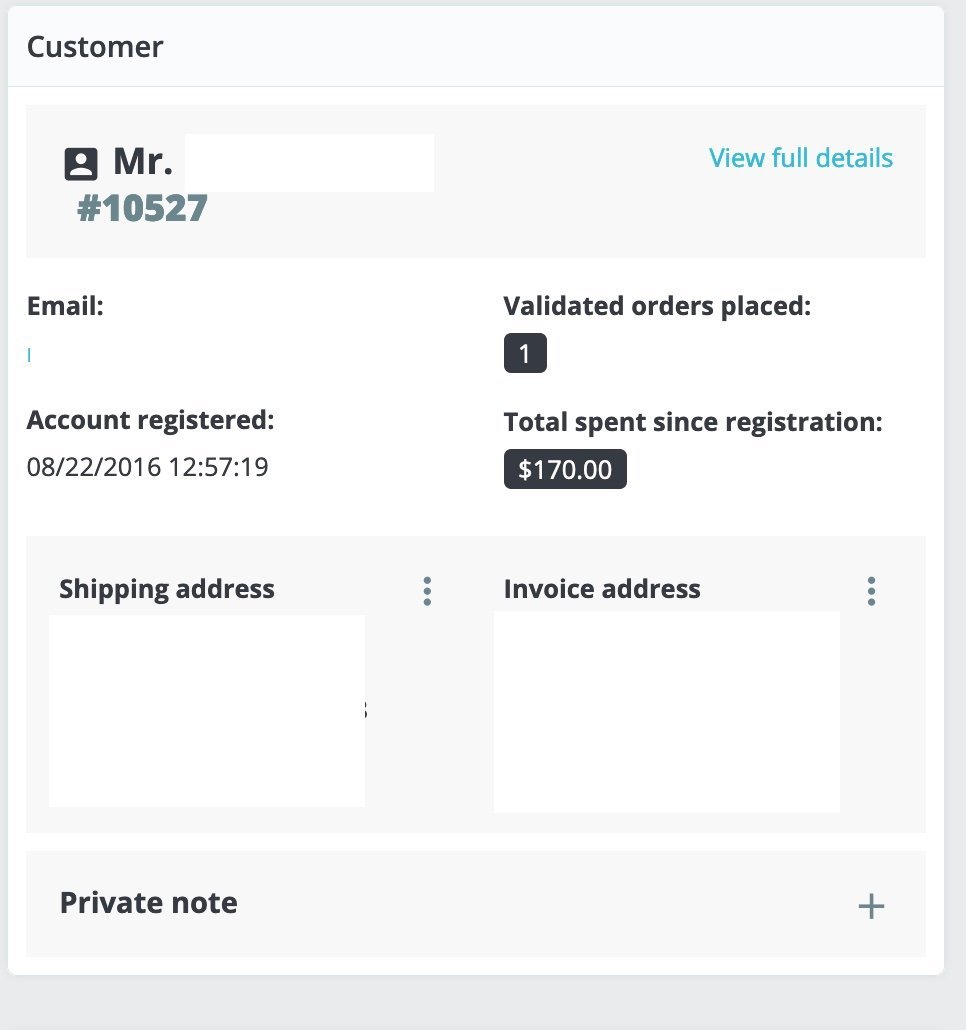 Private note in BO order details no longer works after upgrade from 1.7 ...