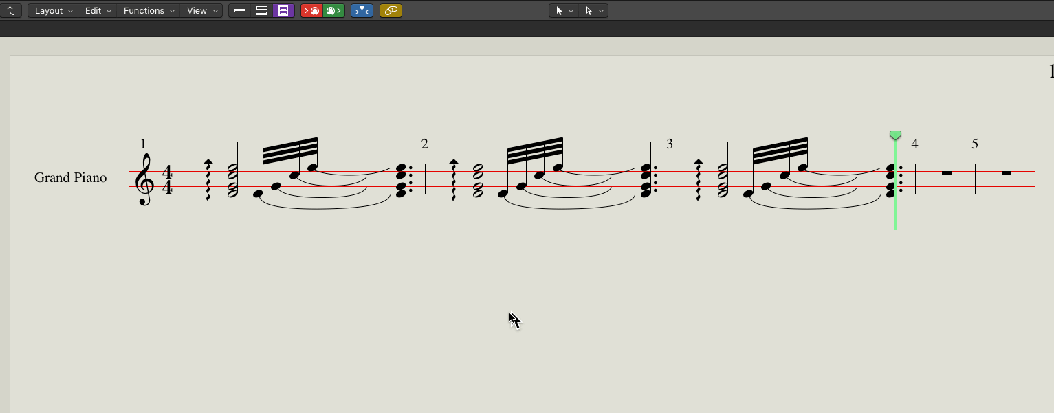 Edit stave information - Logic Pro - Logic Pro Help