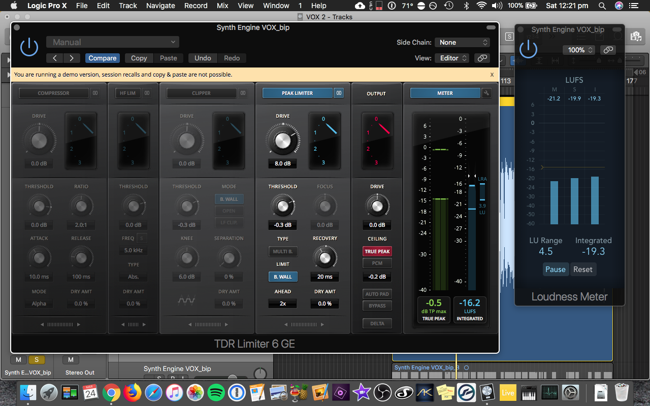 Logic Loudness Meter (LUFS) Wrong? - Logic Pro - Logic Pro Help