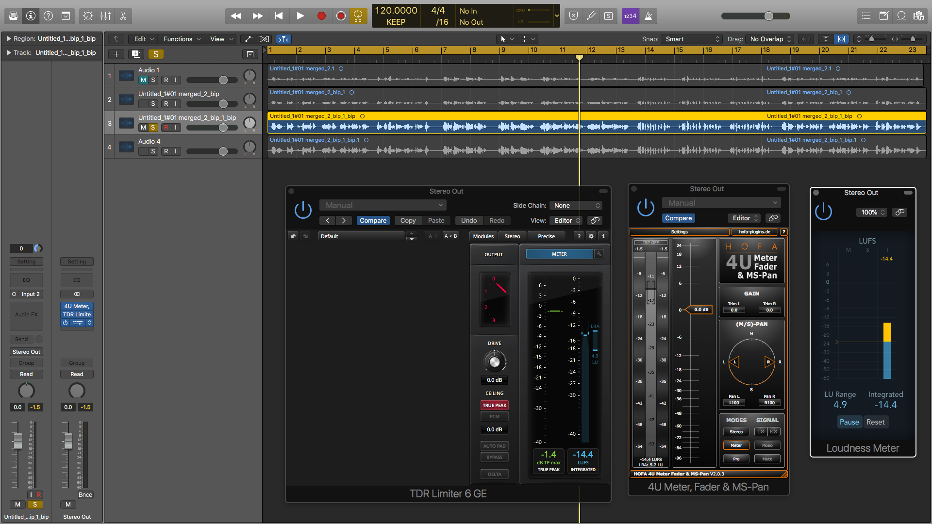 Logic Loudness Meter (LUFS) Wrong? - Logic Pro - Logic Pro Help