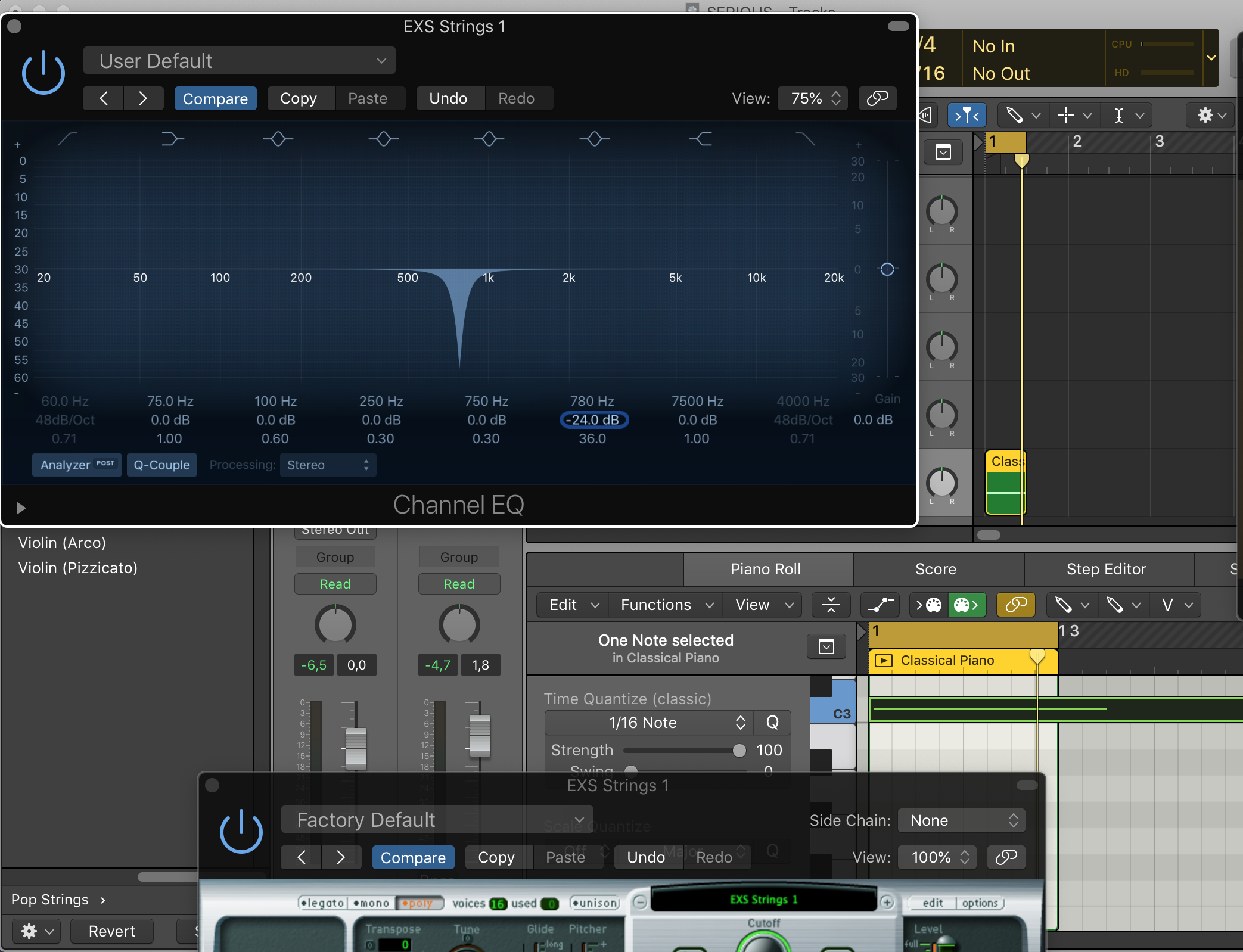 Equalising every note - Logic Pro - Logic Pro Help