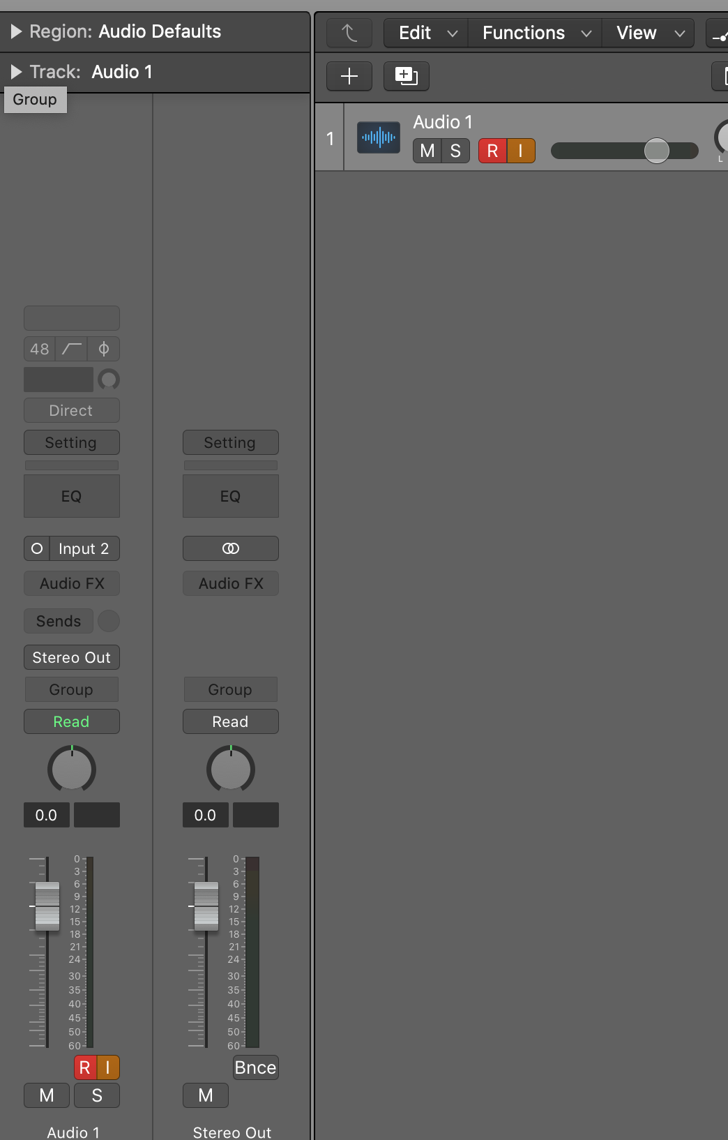 Interface works, but no audio input - Logic Pro - Logic Pro Help